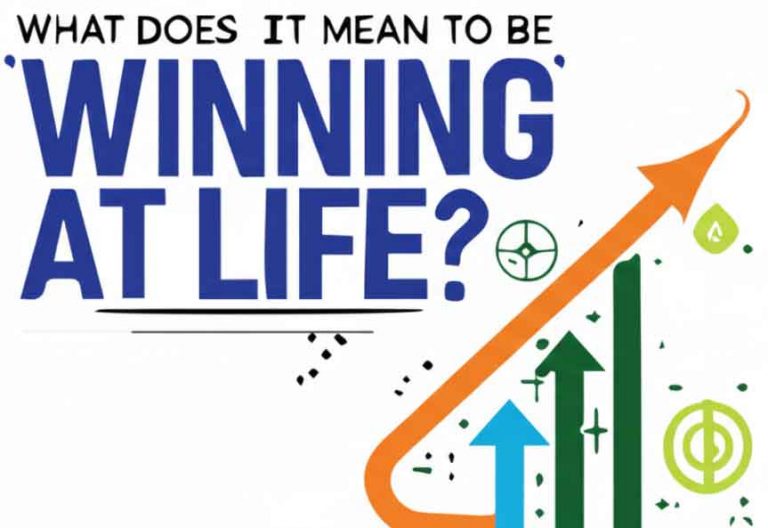 What does it mean to be winning at life | Books & People